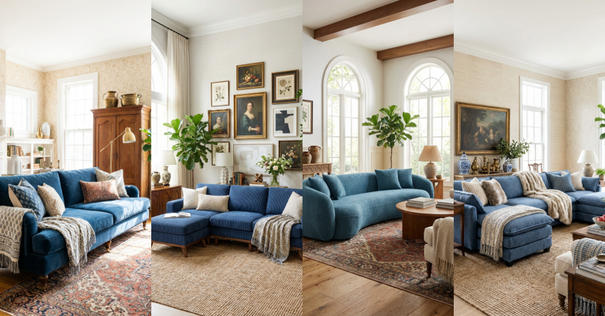 Blue Couch Living Room Ideas That Work With Any Style